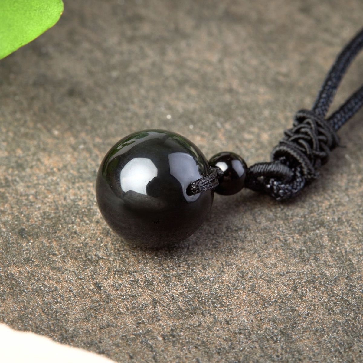Rainbow Obsidian Necklace Eye of Truth Buddha Karma